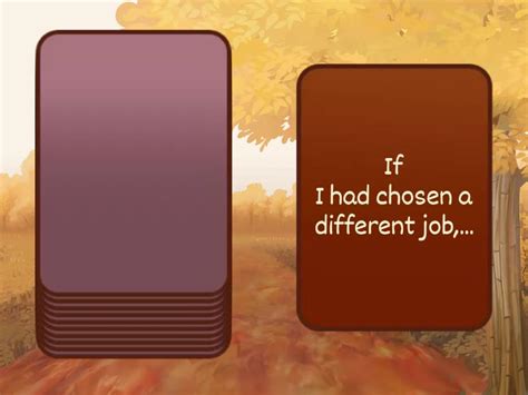 Unreal Conditionals Speaking Cards