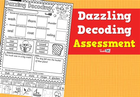 Dazzling Decoding Assessment Teacher Resources And Classroom Games