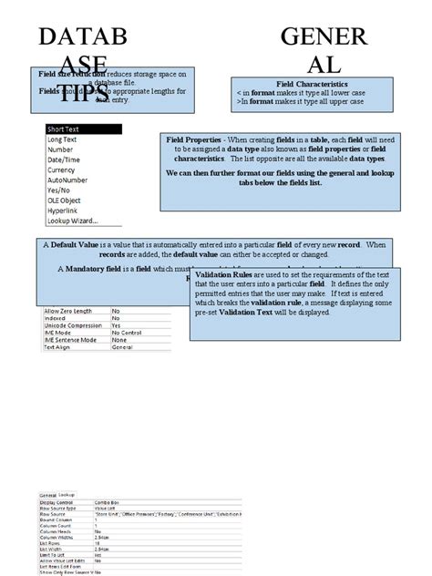 database tips pdf databases computer file