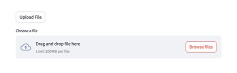 File Uploader Dropdown Custom Components Streamlit