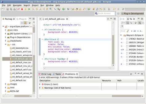 Editing The Eclipse 4 Workbench Css Eclipse Foundation Staff Blogs