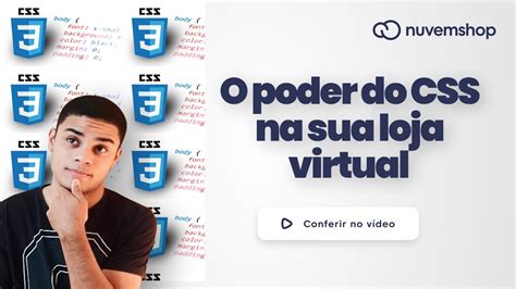 o que dá para alterar com css na sua loja virtual nuvemshop youtube