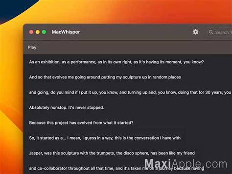 macwhisper mac transcription audio en texte par ia gratuit maxiapple