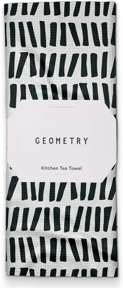 Geometry Kitchen Tea Towels Quick Dry Microfiber Dish