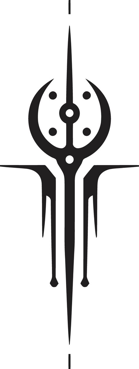 Code Symphony Abstract Cybernetic Emblem In Elegant Monochrome Quantum