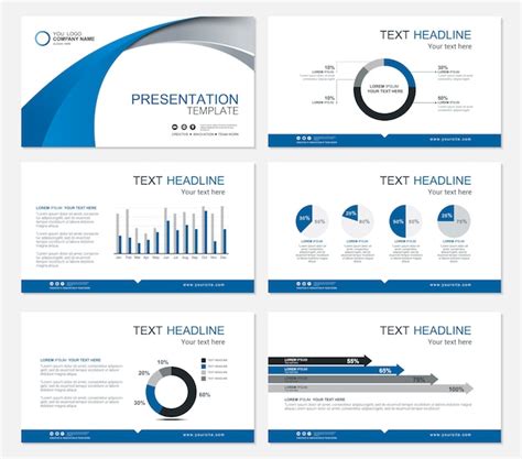 템플릿 프레젠테이션 슬라이드 배경 디자인 프리미엄 벡터