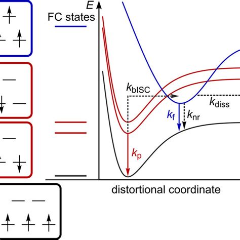 Schematic Potential Energy Surface Diagram Of A D 3 Tmc In An