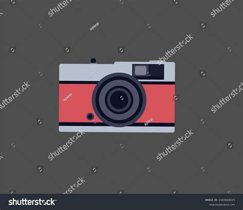 Simple Analog Vintage Camera Logo Design Stock Vector Royalty Free