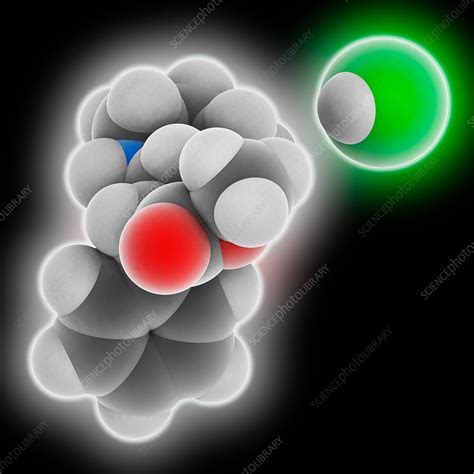 Dexmethylphenidate Hydrochloride Drug Molecule Stock Image C035 6475 Science Photo Library