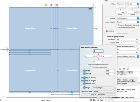 Autolayout Ios Distribute Four Views Evenly Stack Overflow