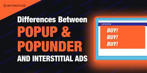 Difference Between Popup Popunder Interstitial Ads NetHustler