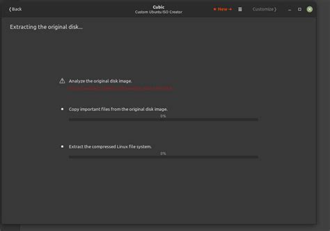 Error During The Analyze Step On The Extract Page For Linux Mint Issue PJ Singh