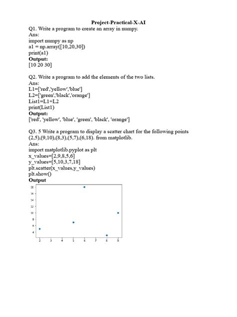 Class X Practical Pdf