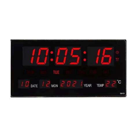 Ccocc Digital Clockenergy Saving Digital Calendarmulti Function Digital Wall Clockindoor