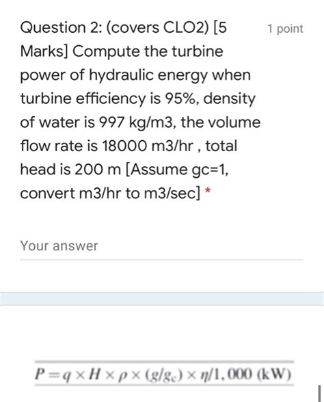Solved Question Covers CLO Point Marks Compute Chegg