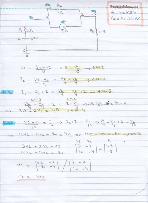 Simple Problem About Nodal Analysis All About Circuits
