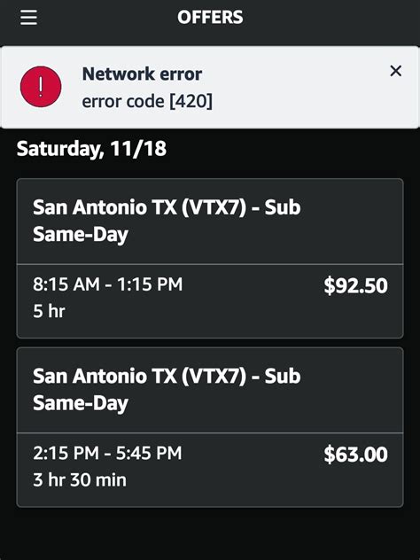 Never Used Bots But Getting The Bot Killer Error Code R Amazonflexdrivers