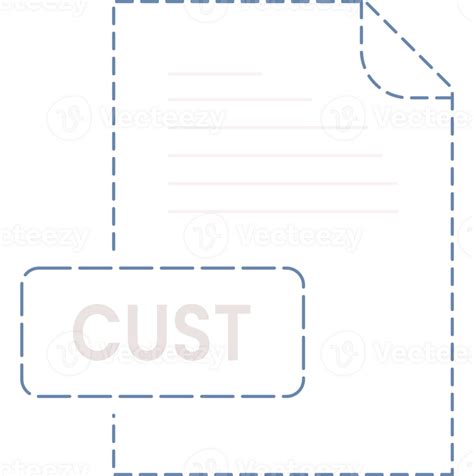 Cust Icon Black Rounded Dashed Outline 66499838 Png