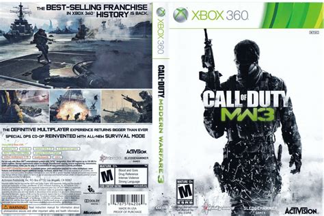 Call Of Duty Modern Warfare 3 Xbox 360 Cover