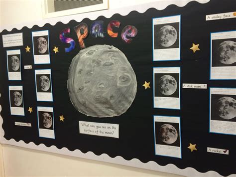 Space And The Moon Science Display Board Year 1 Ks1 Science Display Preschool Activity