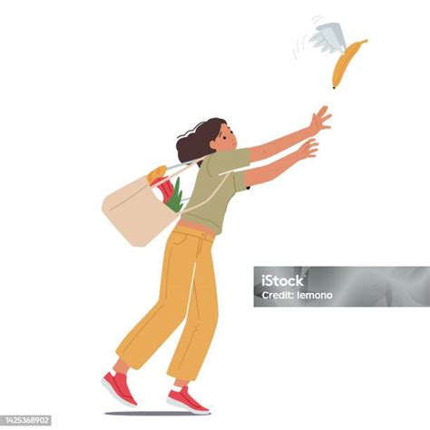 인플레이션 가격 상승 경제 금융 사회 위기로 인한 비용 및 비용 상승 바나나를 잡는 소비자 가격에 대한 스톡 벡터 아트 및 기타 이미지 Istock