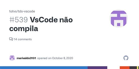 Vscode Não Compila · Issue 539 · Totvstds Vscode · Github