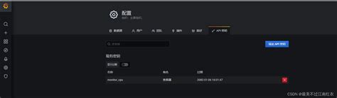 不开匿名访问嵌入grafana页面通过api Key免登录嵌入grafana非匿名方式接入web项目 Csdn博客