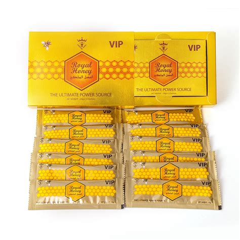 Wholesale Sexual Enhance Honey Royal Vip For Men Gold 12 Sachets