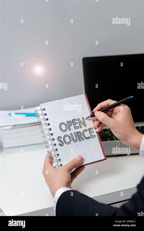 Text Caption Presenting Open Source Conceptual Photo Contains The Source Code That Can Be
