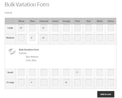 Woocommerce How To Add To Cart Multiple Variations At Once