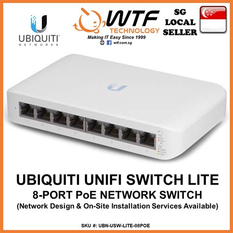 [sg Distri Warranty] Ubiquiti Ubnt Ui Unifi Usw Us Lite Flex 5 8 16