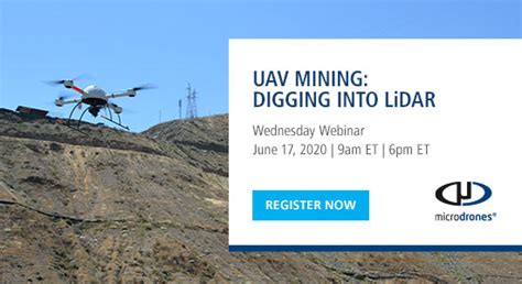 UAV Mining Digging Into Drone LiDAR Webinar