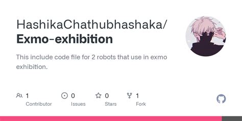 Github Hashikachathubhashaka Exmo Exhibition This Include Code File For 2 Robots That Use In