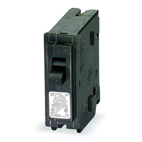 Square D 20a 1 Pole Miniature Circuit Breaker Qo 120240v Ac Qo120hid