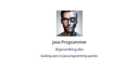 Java Programmer Gpts Features And Functions Examples And Prompts Gpt