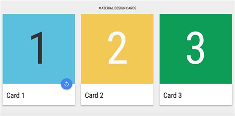 material design cards for web in css html for queue cards template 10