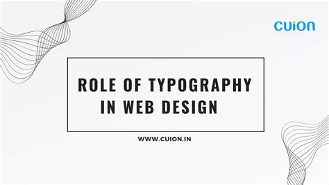 Role Of Typography In Web Designpdf