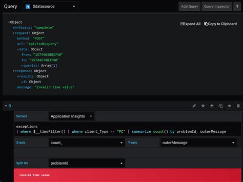 Application Insights Error Unknown Macro Timefilter On 650 Beta1 · Issue 20608 · Grafana