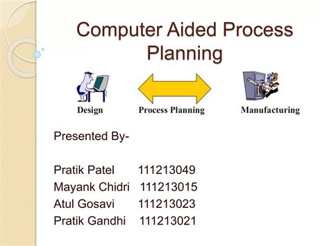 Computer Aided Process Planning Capp Pptx Computing Technology And Computing