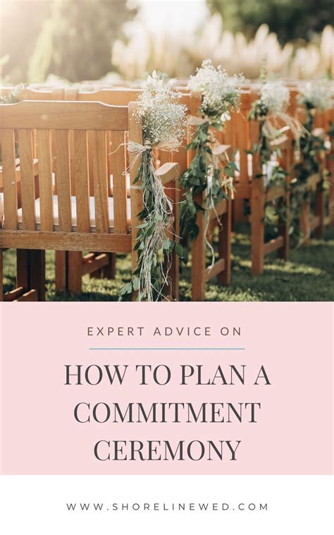 Commitment Ceremonies — Shoreline Destinations Weddings How To Plan A