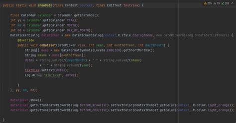 Java Changing The Color Of Datepicker In Android Stack Overflow