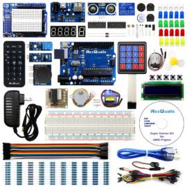REXQualis Super Starter Kit Based On Arduino UNO R With Tutorial And Controller Board