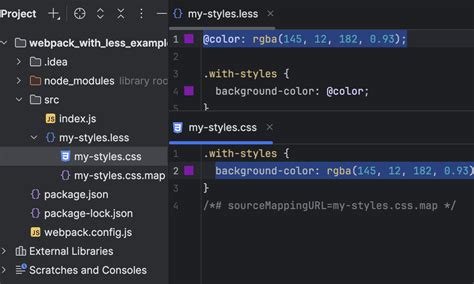 Sass Scss And Less Webstorm Documentation