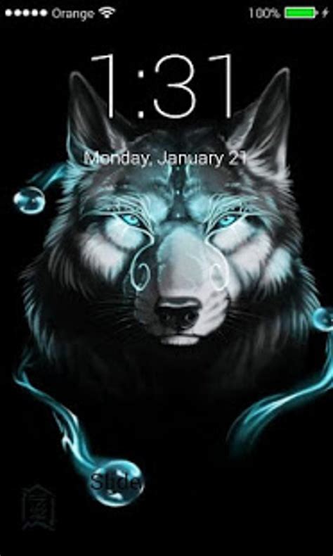 Wolf Lock Screen Passcode Neon Wolf Hd Wallpaper Apk For Android Download