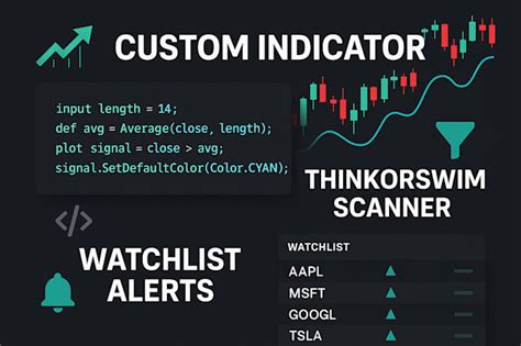 build a custom indicator scanner or watchlist for thinkorswim by timothy9382 fiverr