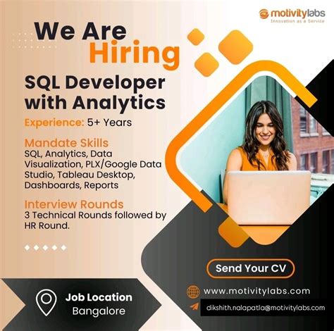 Connections Hiring Sqldeveloper Strongsql Analytics Tableau Datavisualization Powerbi