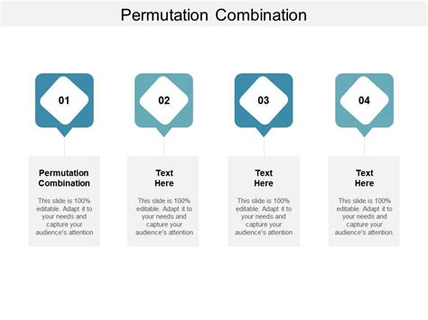 permutation combination ppt powerpoint presentation infographics deck