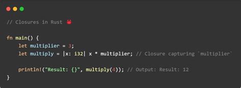How To Create Closure Functions In Rust Fuzail Kazi Posted On The