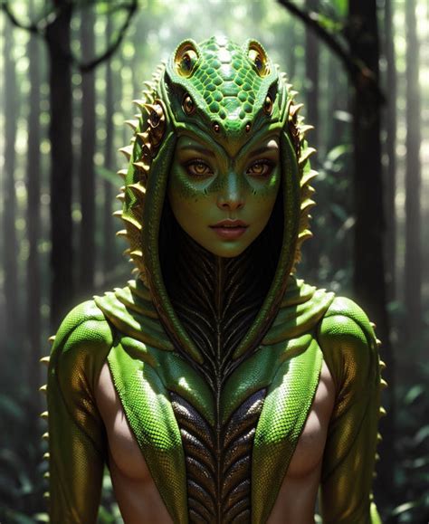 Lizard Girl By Seabornesquash On Deviantart