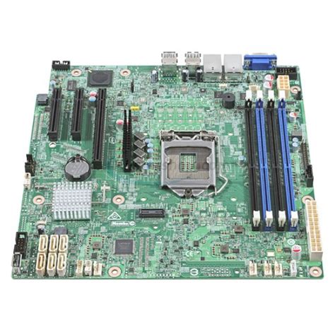 Intel Dbs1200sps S1200sps C232 Lga1151 Matx Motherboard Discontinued